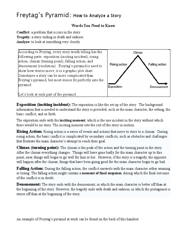 Freytag Pyramid Example - Pages | PDF | Plot (Narrative)