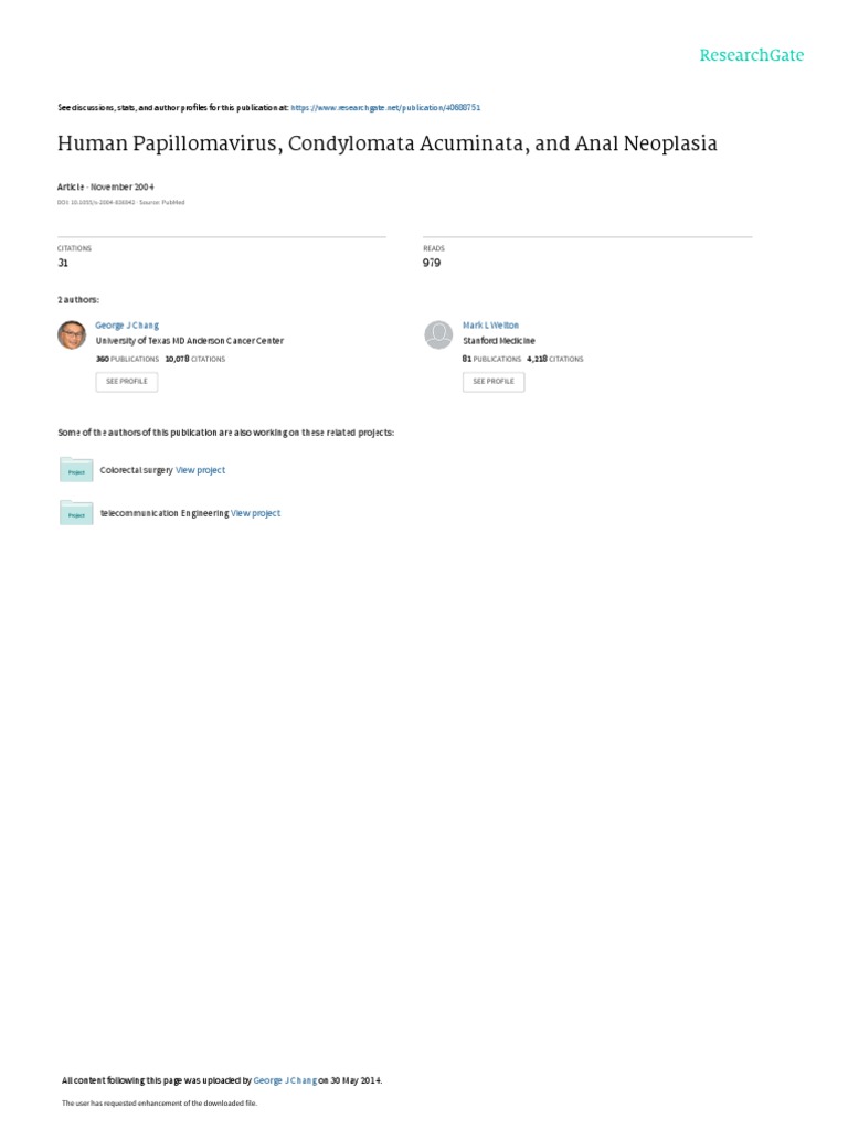 Jurnal Condyloma Acuminata | PDF | Cervical Cancer | Public Health