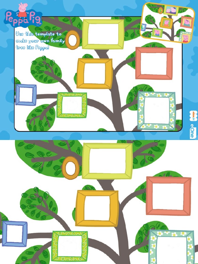 Use This Template To Make Your Own Family Tree Like Peppa! | PDF