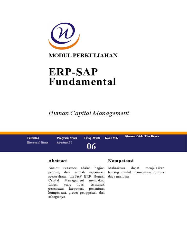 Modul 10 Pertemuan 6 SAP MAKSI | PDF