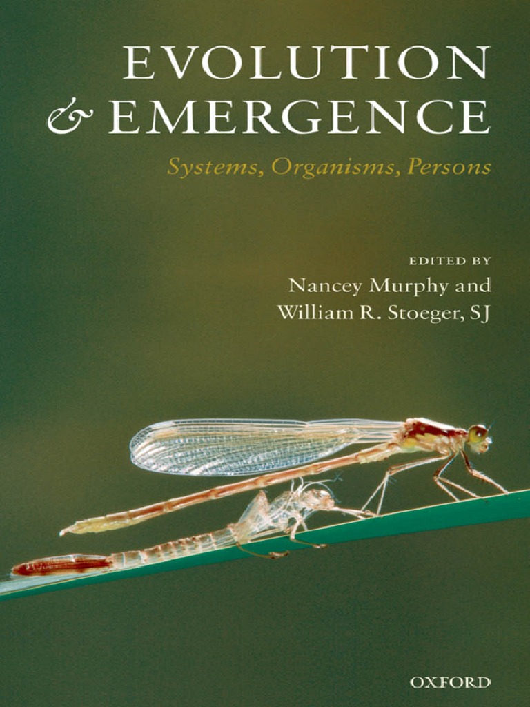 Evolution and Emergence - Systems, Organisms, Persons (PDFDrive) | PDF ...