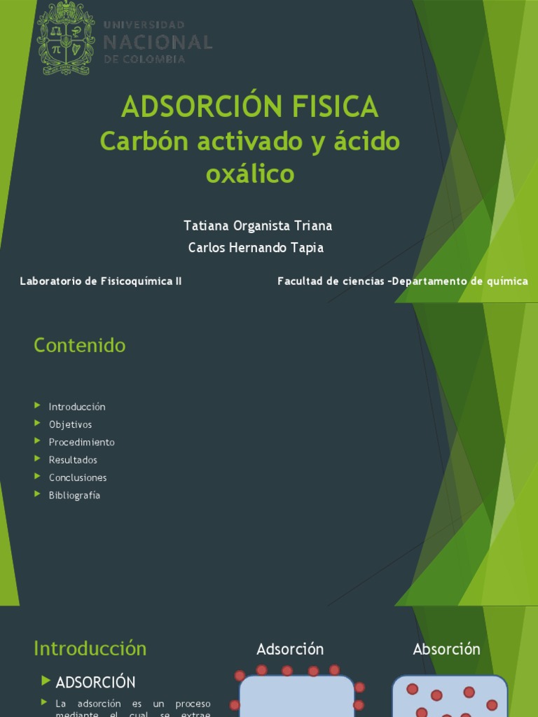 ADSORCIÓN | PDF | Adsorción | Química