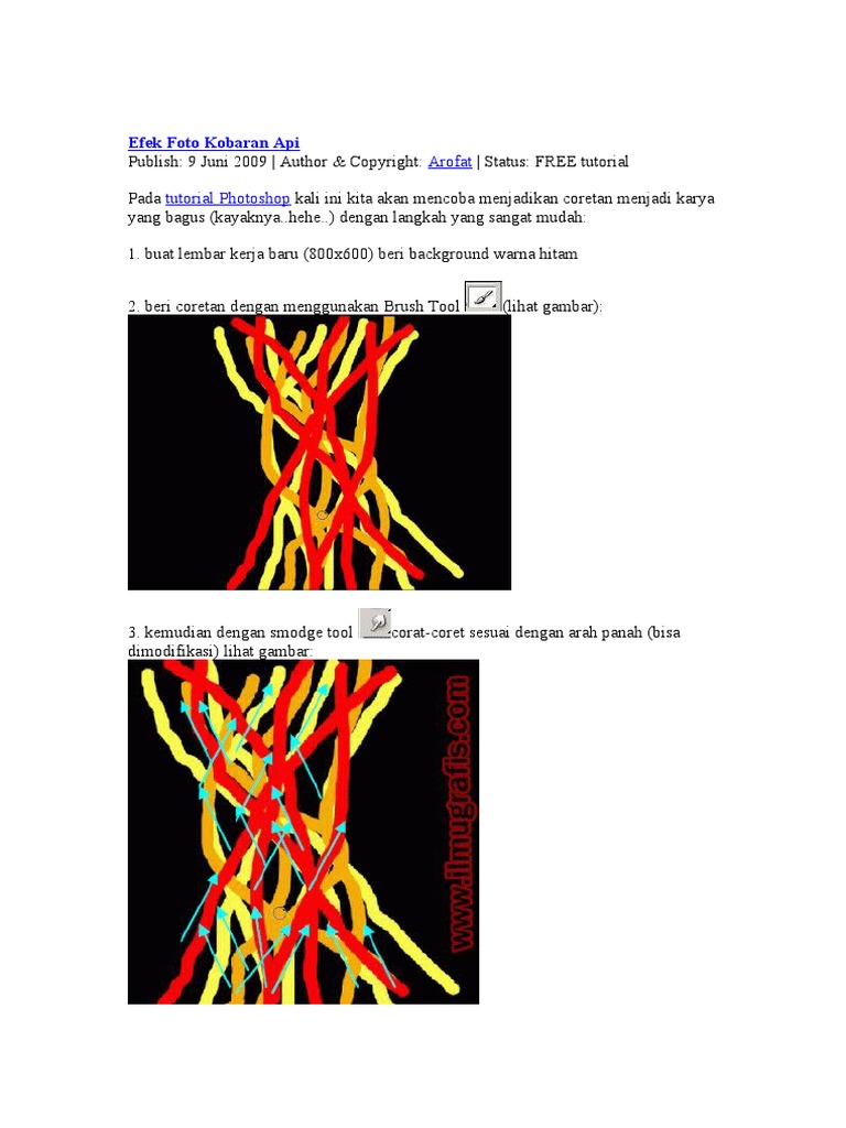 Efek Foto Kobaran API | PDF