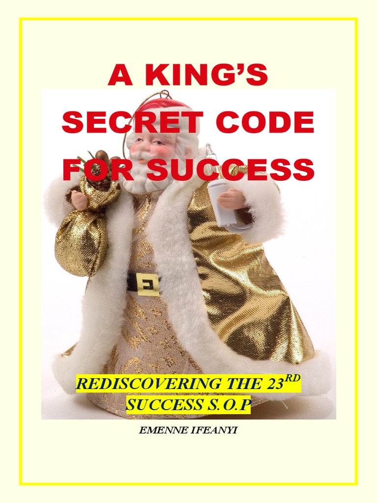 A Kings Secret Code To Success | PDF | Abraham | David