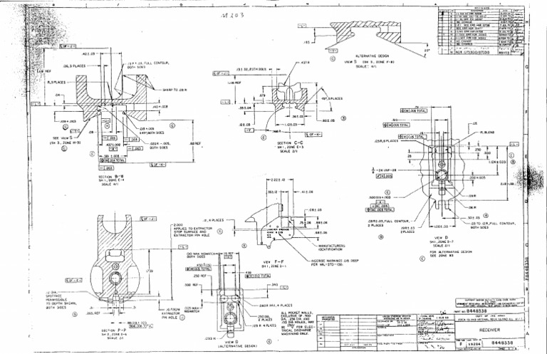 Firearms - Blueprint - M203 40mm Grenade Launcher 1 | PDF