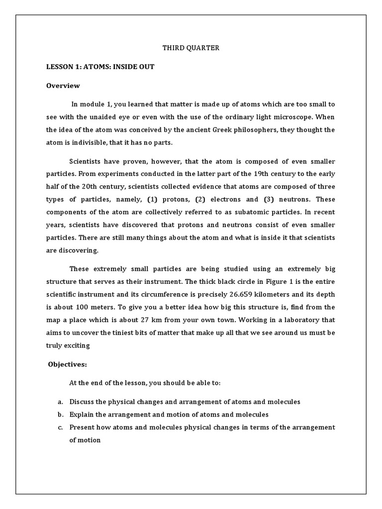 Grade 8 Modules | PDF | Atoms | Matter