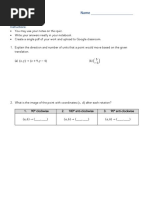 Transformation Review Answer Key | PDF | Cartesian Coordinate System ...