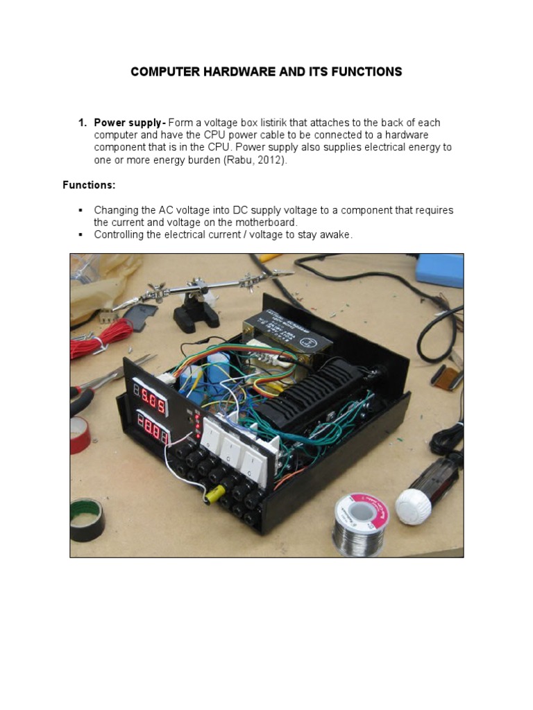 Hardware | PDF | Computer Hardware | Central Processing Unit