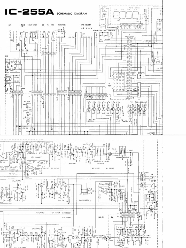 IC-255A Schematic | PDF