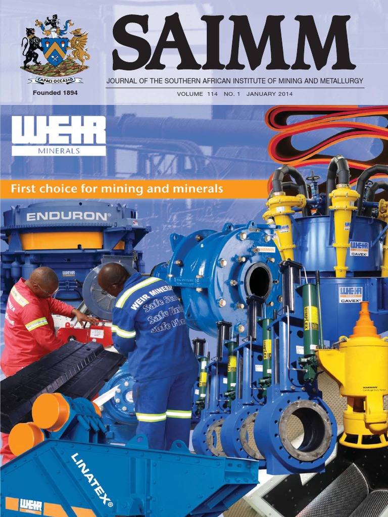 Journal of The Southern African Institute of Mining and Metallurgy ...