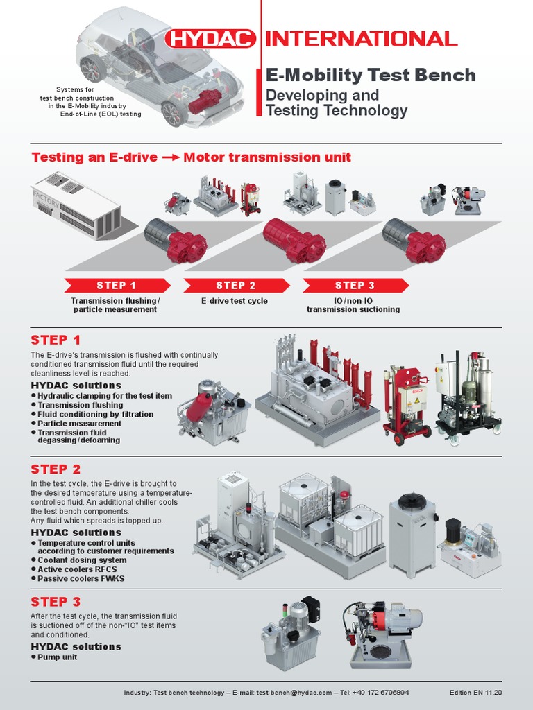 E-Mobility Test Bench: Developing and Testing Technology | PDF
