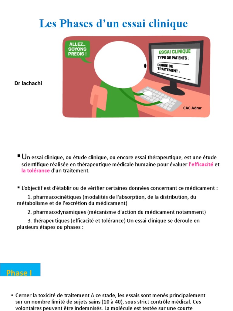 Essai Clinique Phase 3 – Durée D’Un Essai Clinique – QEKAE