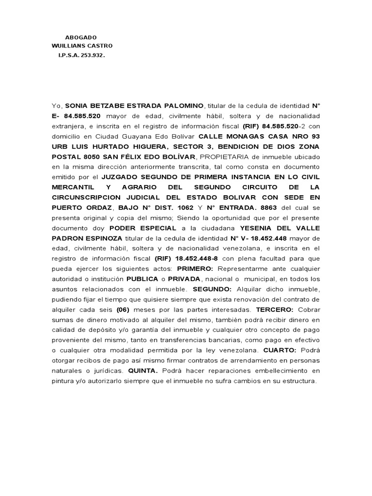 Poder Especial | PDF | Venezuela | Justicia