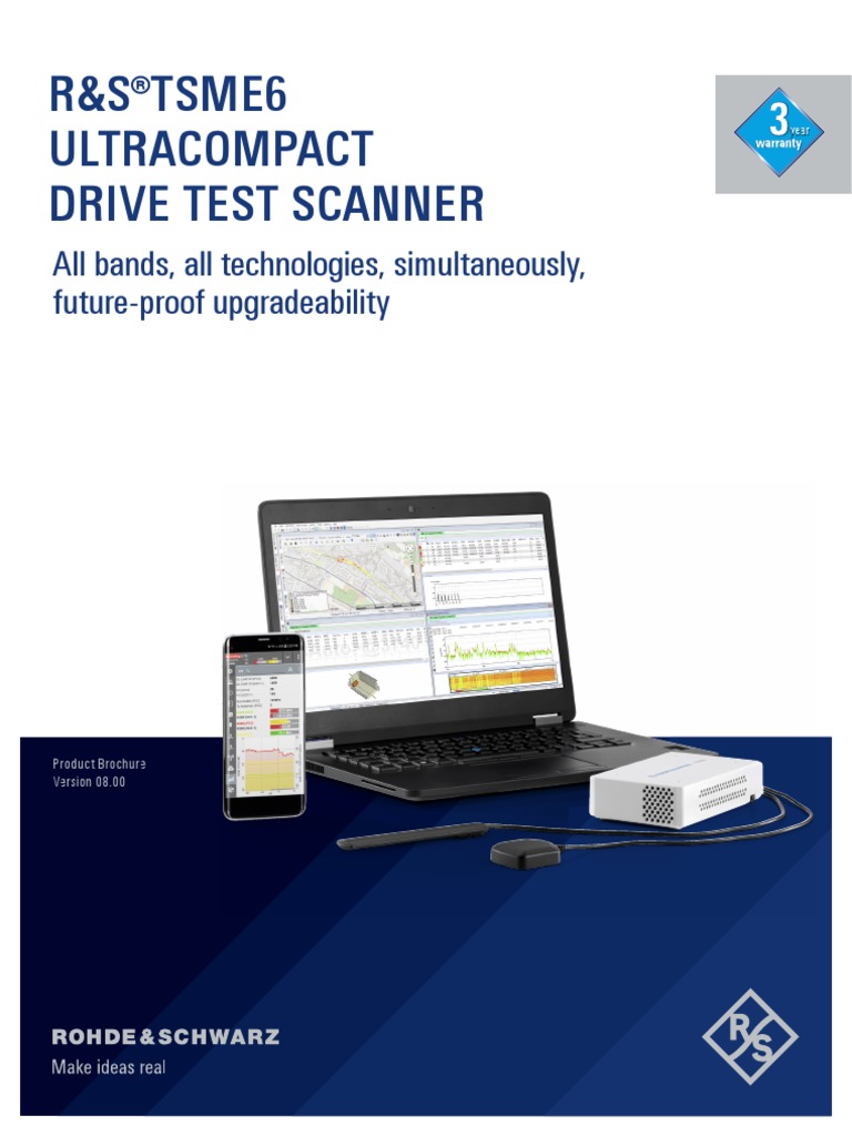 R&S®TSME6 Ultracompact Drive Test Scanner: All Bands, All Technologies ...