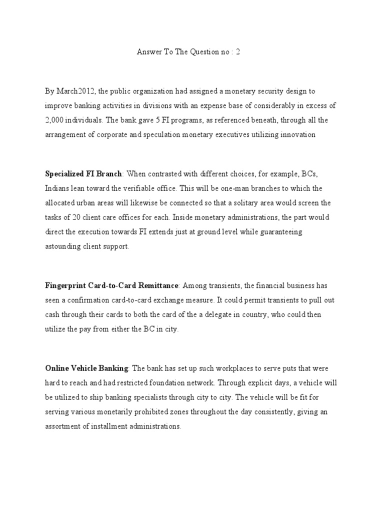 MIS Case Study | PDF | Banks | Banking