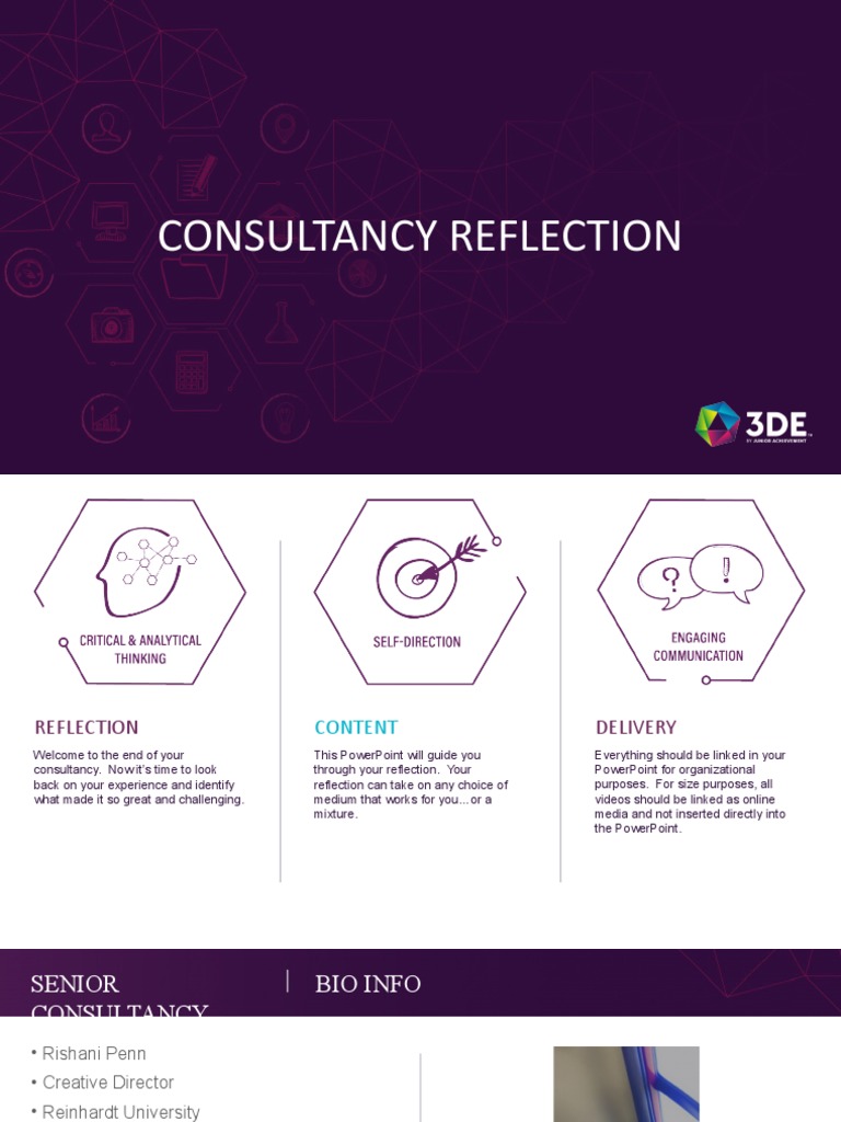 Reflection Senior Consultancy Fy21 | PDF | Microsoft Power Point ...