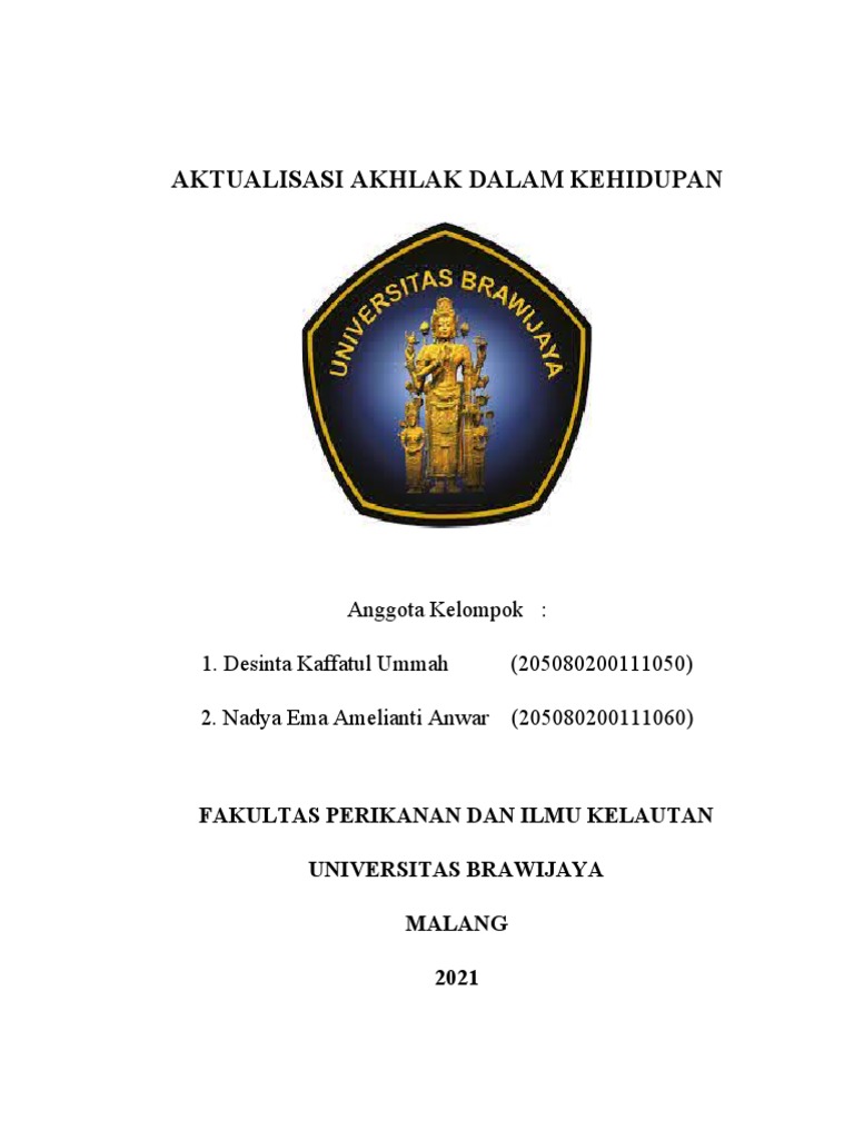 6 - Aktualisasi Akhlak Dalam Kehidupan | PDF 6 - Aktualisasi Akhlak Dalam Kehidupan | PDF