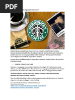 Starbucks | PDF | Organizational Structure | Starbucks