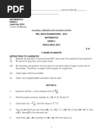 GRADE 8 MATHEMATICS TERM 1 2025 OPENER EXAM | PDF | Mathematics