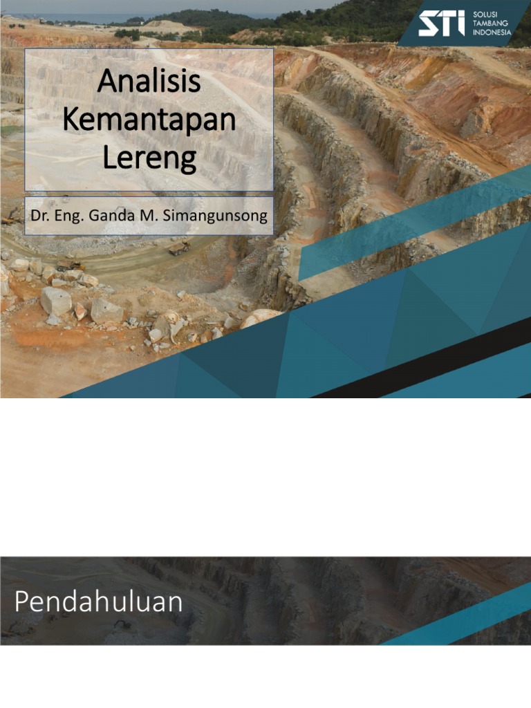 5 6 - Metode Analisis Kestabilan Lereng Tambang Rev | PDF