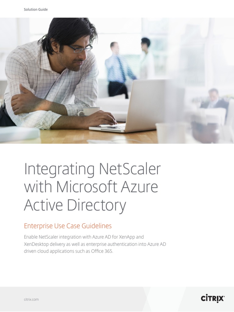 Integrating Netscaler With Microsoft Azure Active Directory | PDF | Active Directory | Office 365