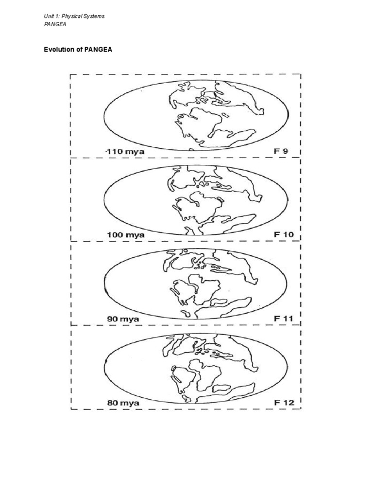 Evolution of Pangea | PDF