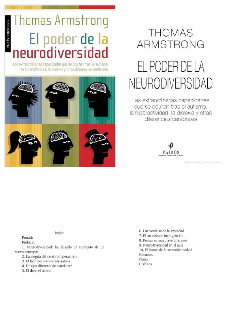 El Poder de La Neurodiversidad | PDF | Desorden hiperactivo y deficit ...