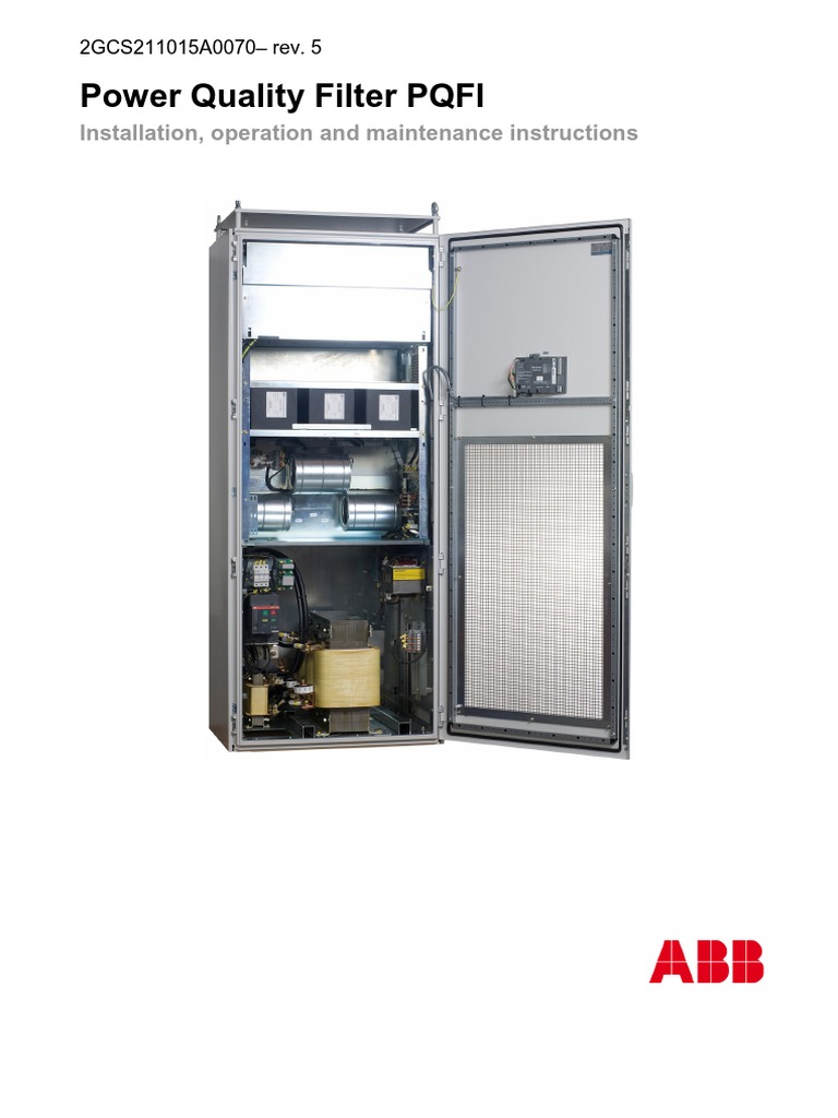 2GCS211015A0070 - Manual Power Quality Filter PQFI | PDF | Electronic ...