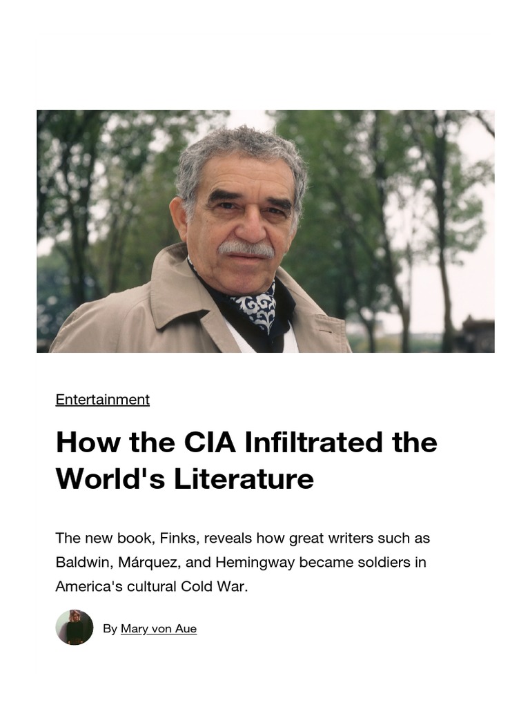 How The CIA Infiltrated The World's Literature | PDF | Central ...