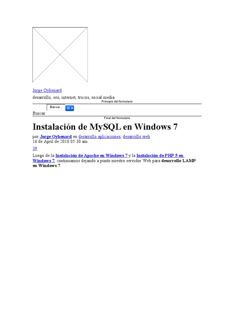 Mysql en Word | PDF | Mi sql | explorador de Internet