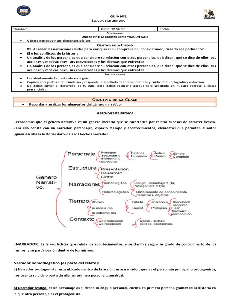 Análisis del Género Narrativo en Literatura | PDF | Narrativa