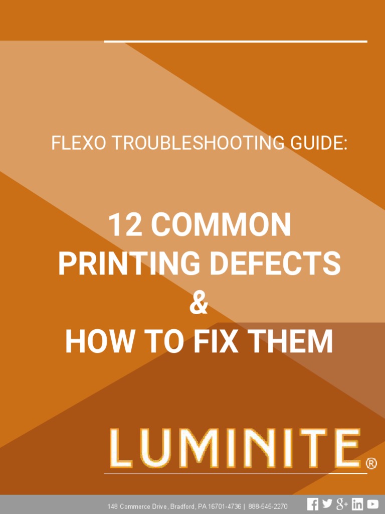 Flexo Troubleshooting Guide - 0B12 Common Printing Defects and How To ...