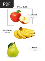 Memorama de Frutas Y Verduras | PDF