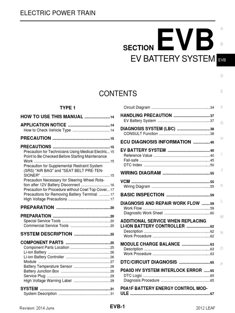 Ev Battery System: Section | PDF | Airbag | Electricity