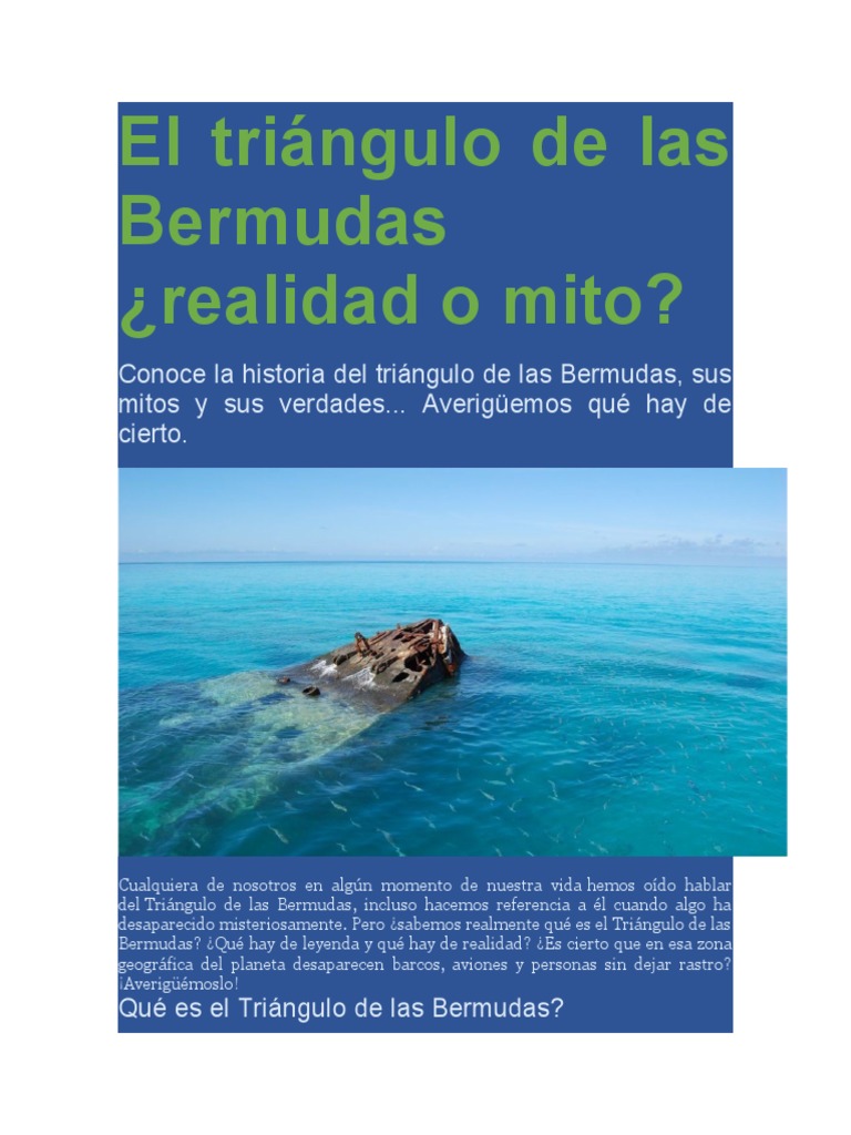 El Triángulo de Las Bermudas | PDF | Calabozo | islas Bermudas