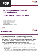 Types of MI and Their Codes Chapter 9 Guidelines Final Updated | PDF ...