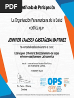 Certificado de La Ops | PDF