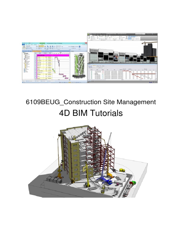 4D BIM Tutorials: 6109BEUG - Construction Site Management | PDF ...