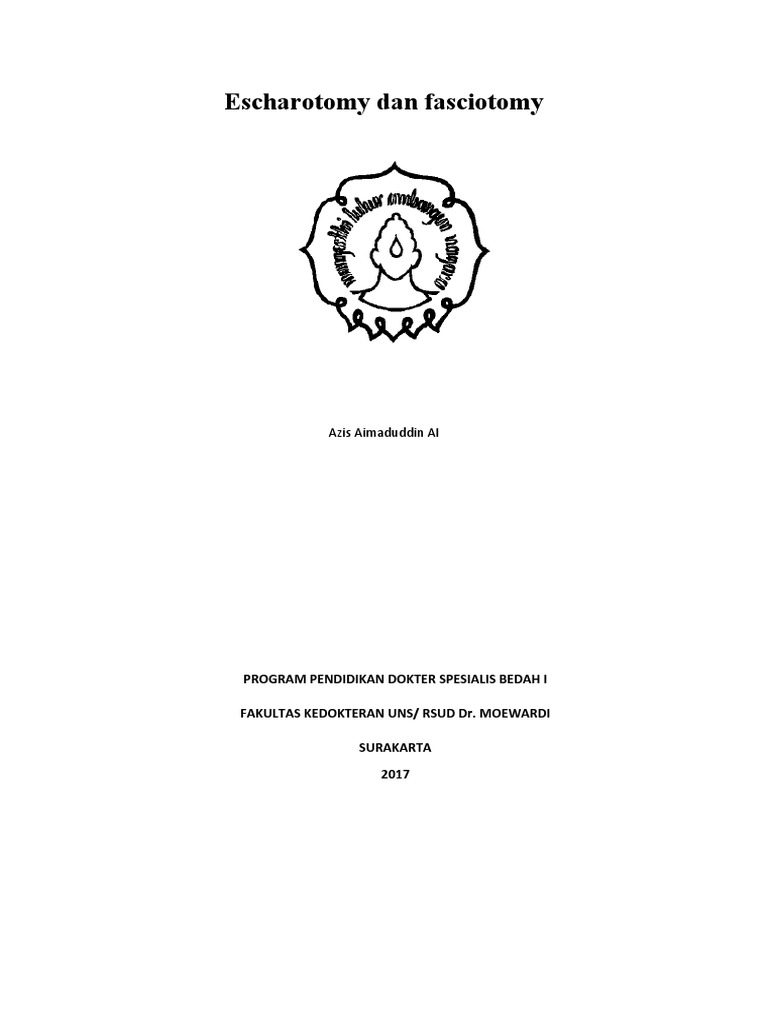 Escarotomy Fasciotomy Burn Combustio | PDF