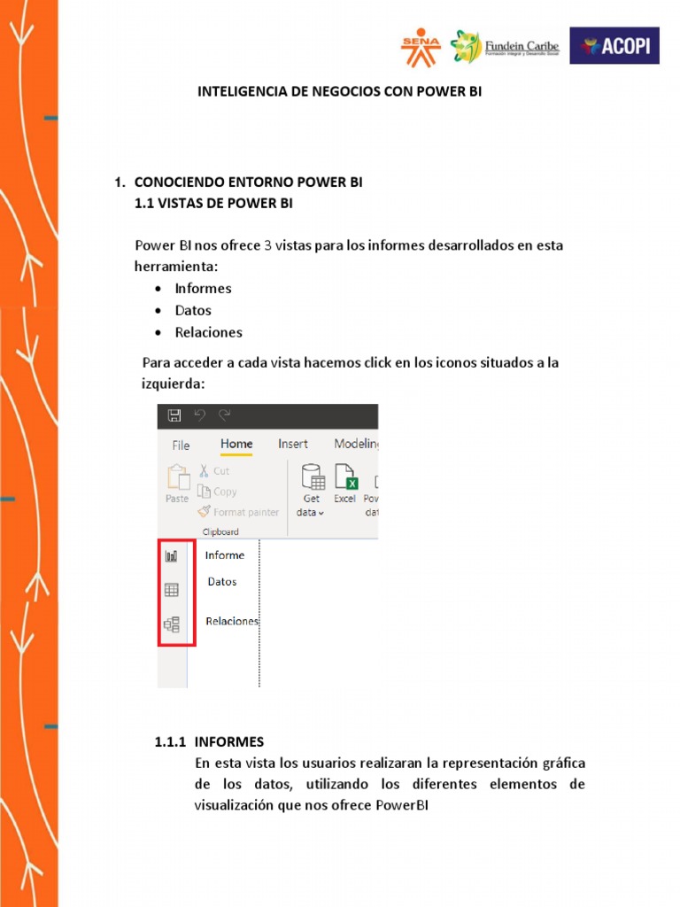 Power BI Unidad II - INTELIGENCIA DE NEGOCIOS CON POWER BI COMPLETO ...