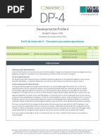 Test Developmental Profile 3 Perfil de Desarrollo dp3 | PDF ...