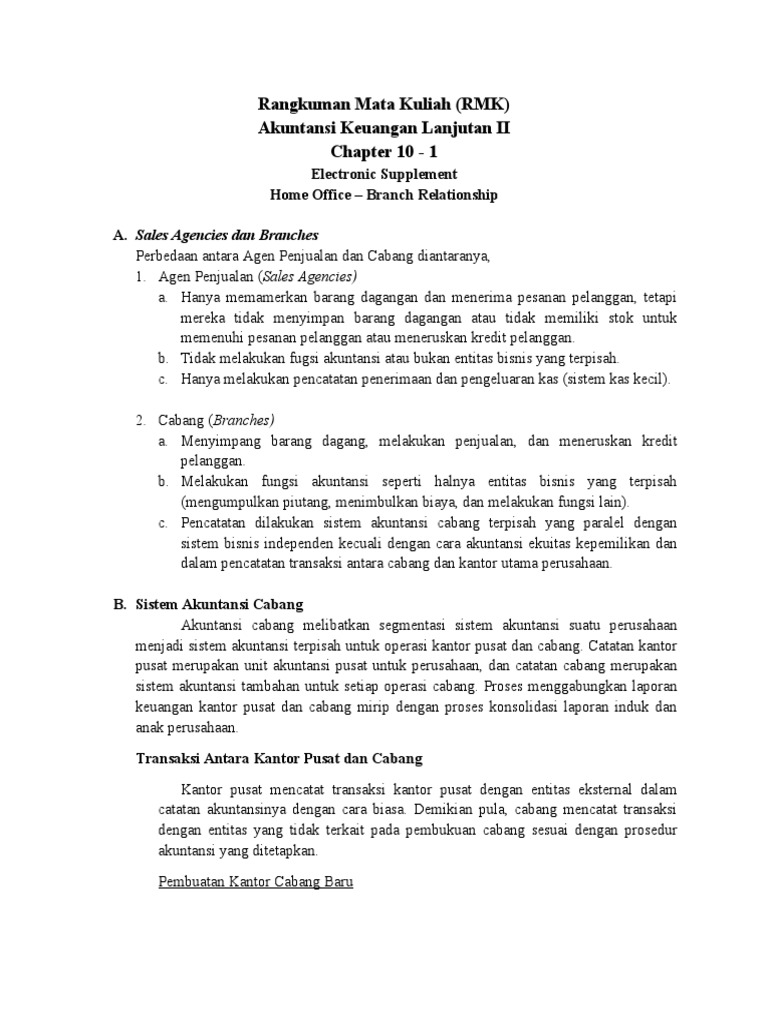 RMK Akl 2 Pertemuan Ii | PDF