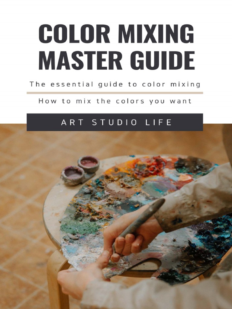 Free Preview Color Mixing Master Guide | PDF | Blue | Color