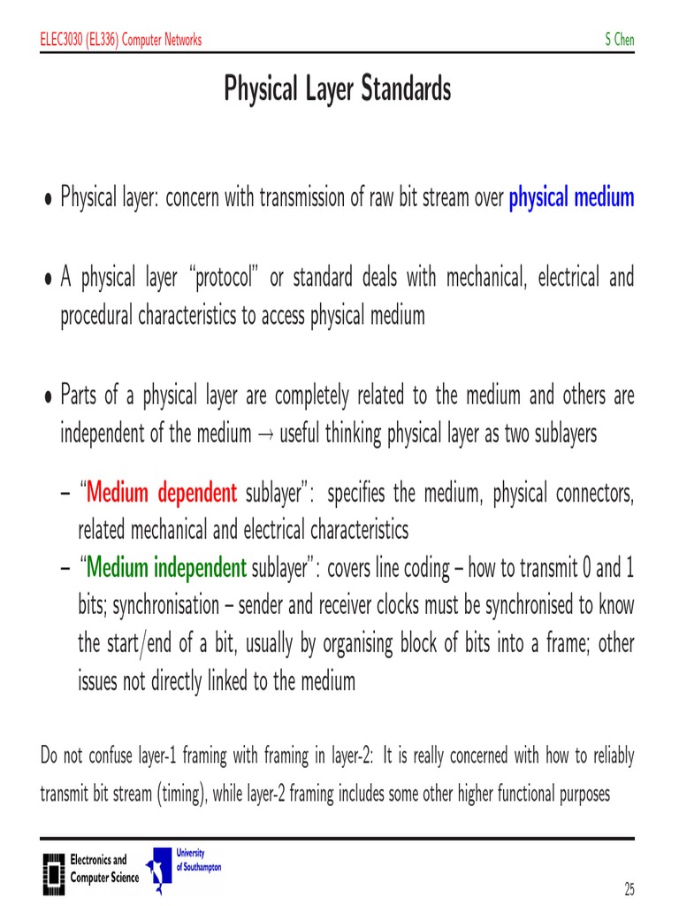 Physical layer standards overview | PDF | Ethernet | Ieee 802.11