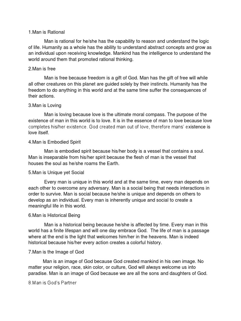 Reflection Man | PDF | God | Reason