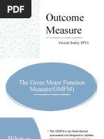 GMFM ScoreSheet | PDF