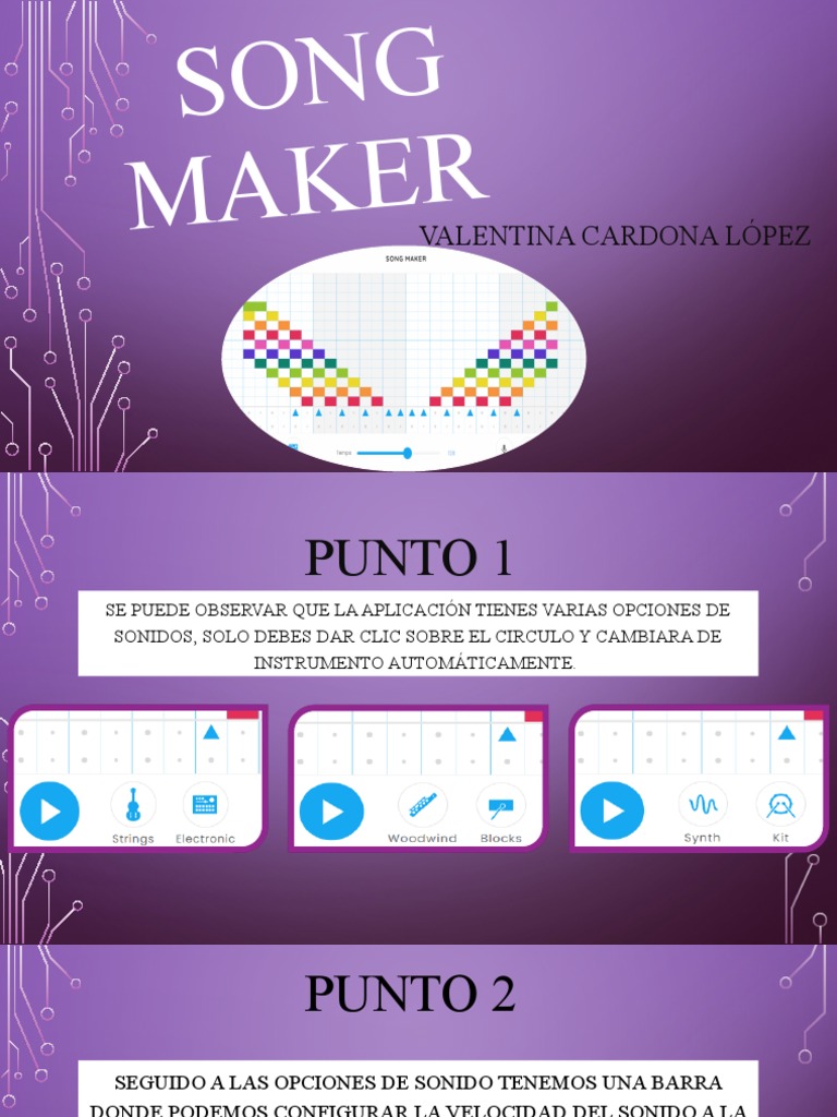 Song Maker Tutorial | PDF