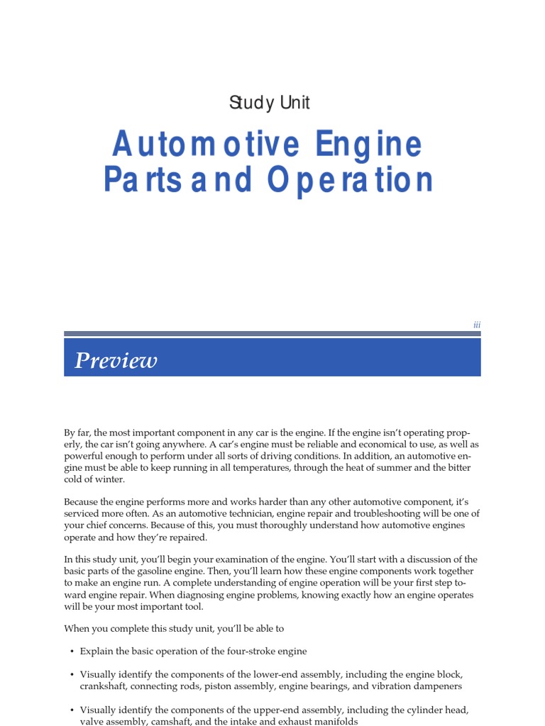 Auto Mechanic | PDF | Internal Combustion Engine | Piston