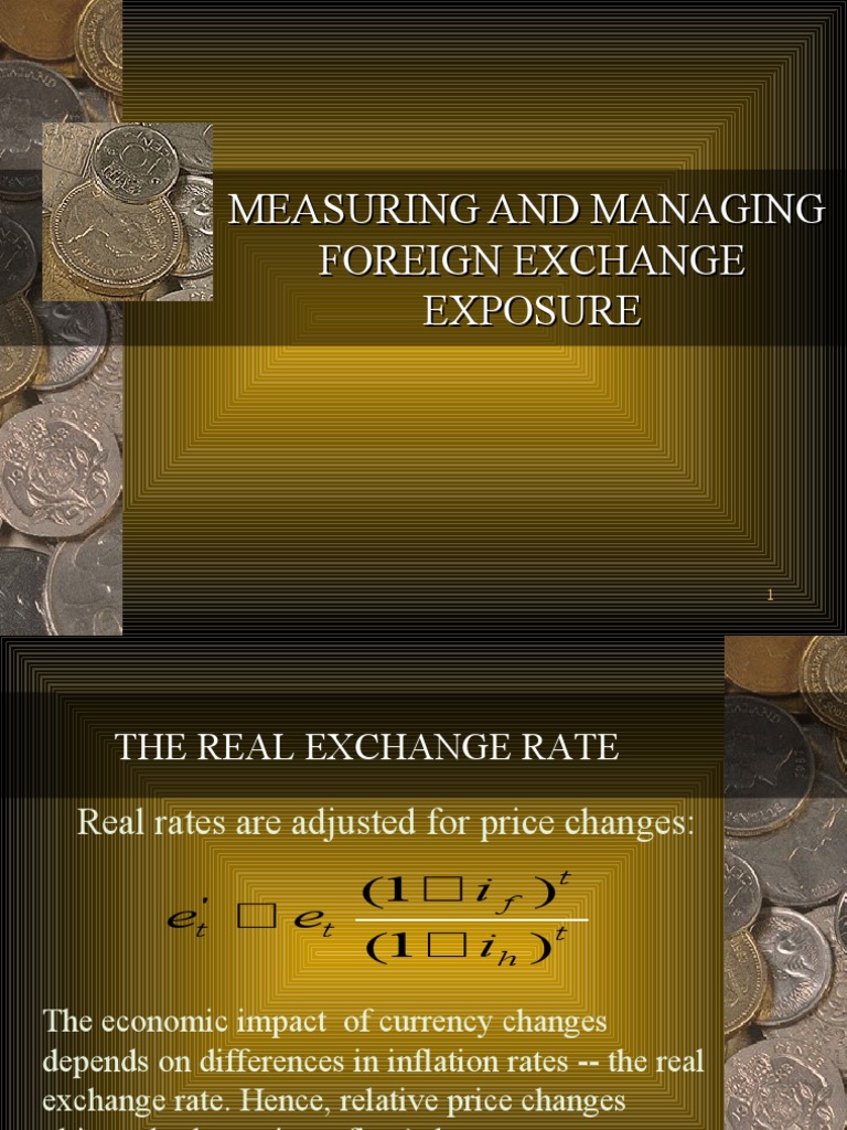 Measuring and Managing Foreign Exchange Exposure | PDF | Hedge (Finance) | Exchange Rate