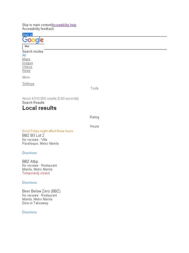 Local Results: Sign in | PDF | Cyberspace | Communication